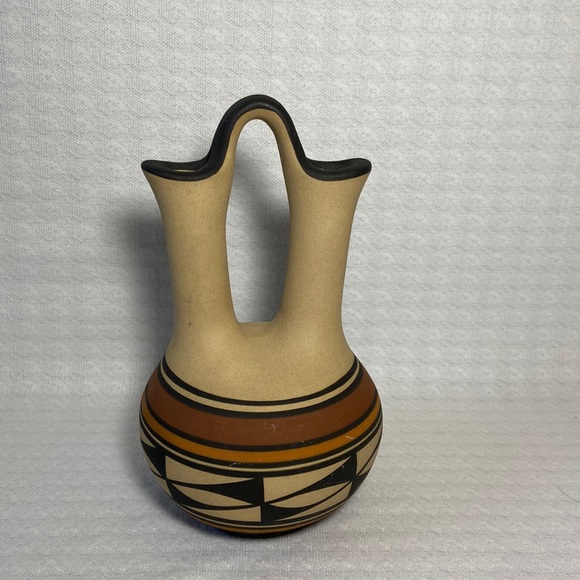 AAdam | Accents | Native American Wedding Vase Pottery Signed Aadam H ...